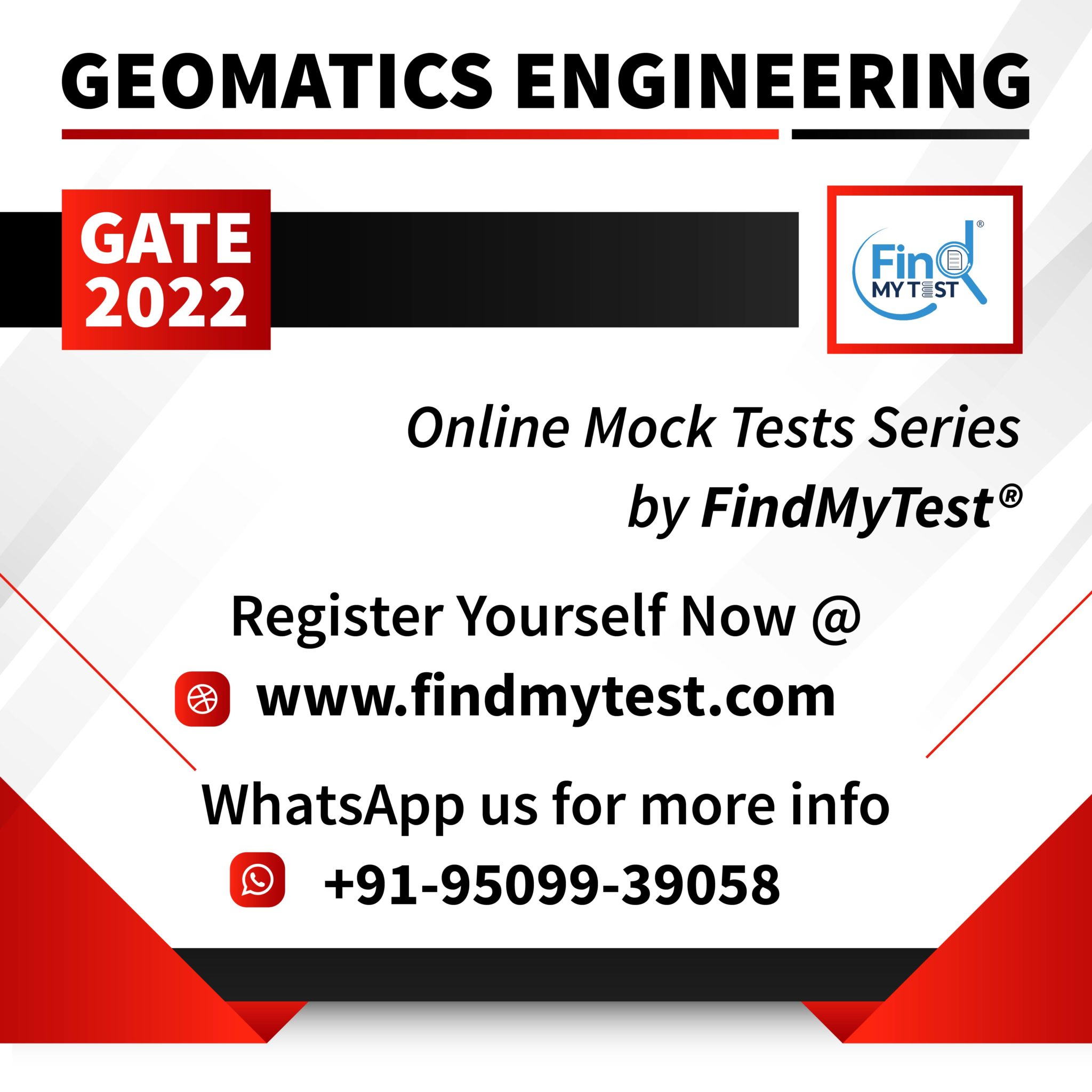 GATE Geomatics Engineering Online Mock Test Series 2024 Schedule (GE)