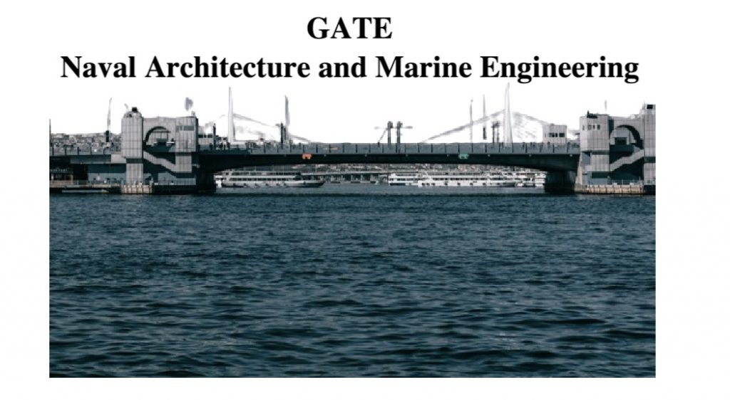 GATE 2024 Naval Architecture and Marine Engineering Paper
